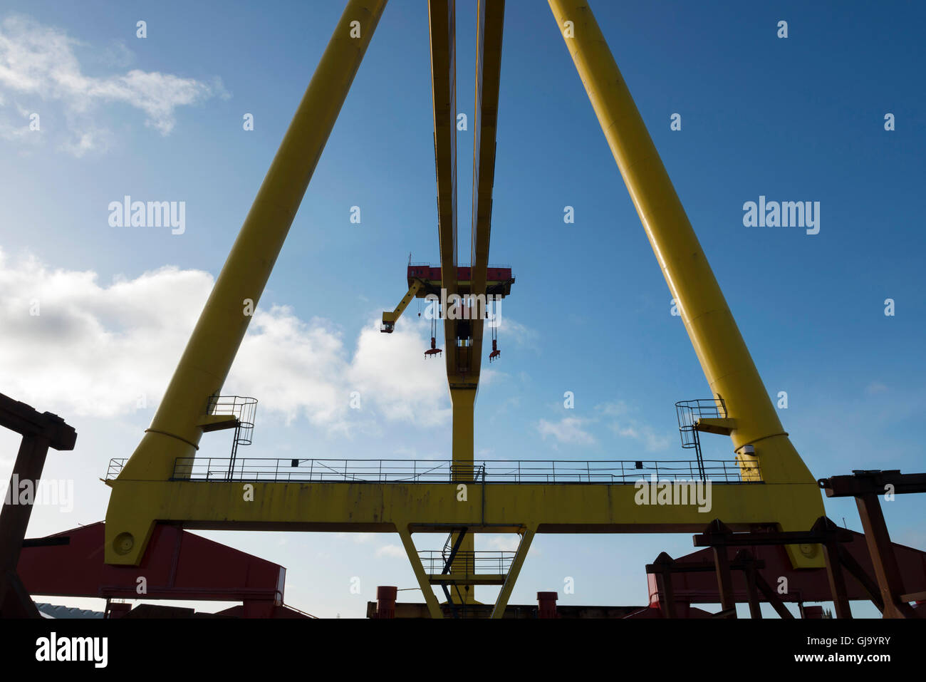 Samson and Goliath cranes owned by the infamous ship builders Harland ...
