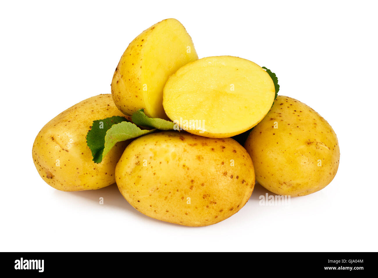 Potato Sweet Batata Isolated on White Background Stock Photo - Alamy