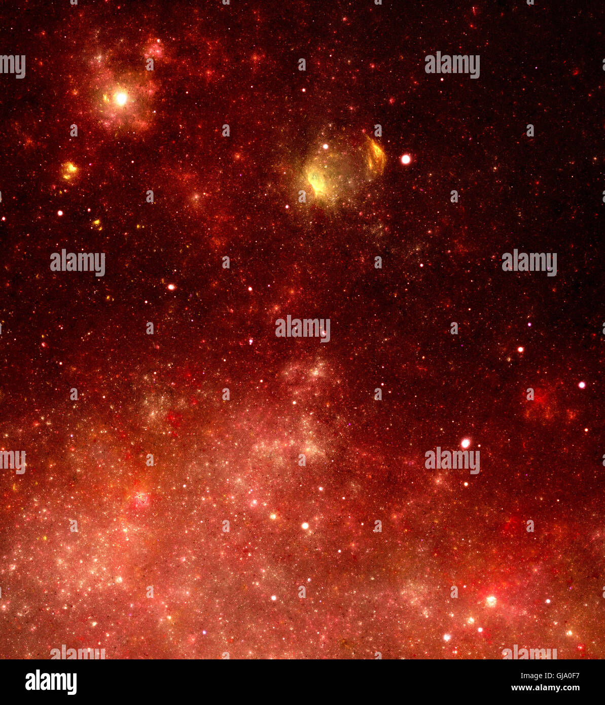 Red nebula in deep space Stock Photo - Alamy