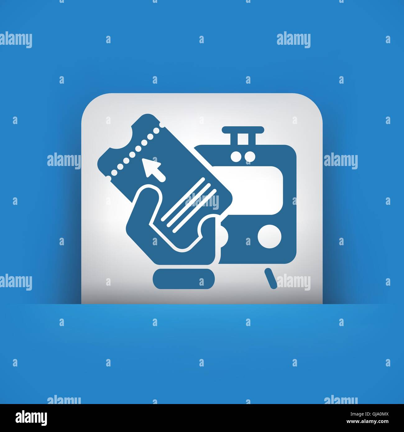 Rail ticket check Stock Vector Images - Alamy