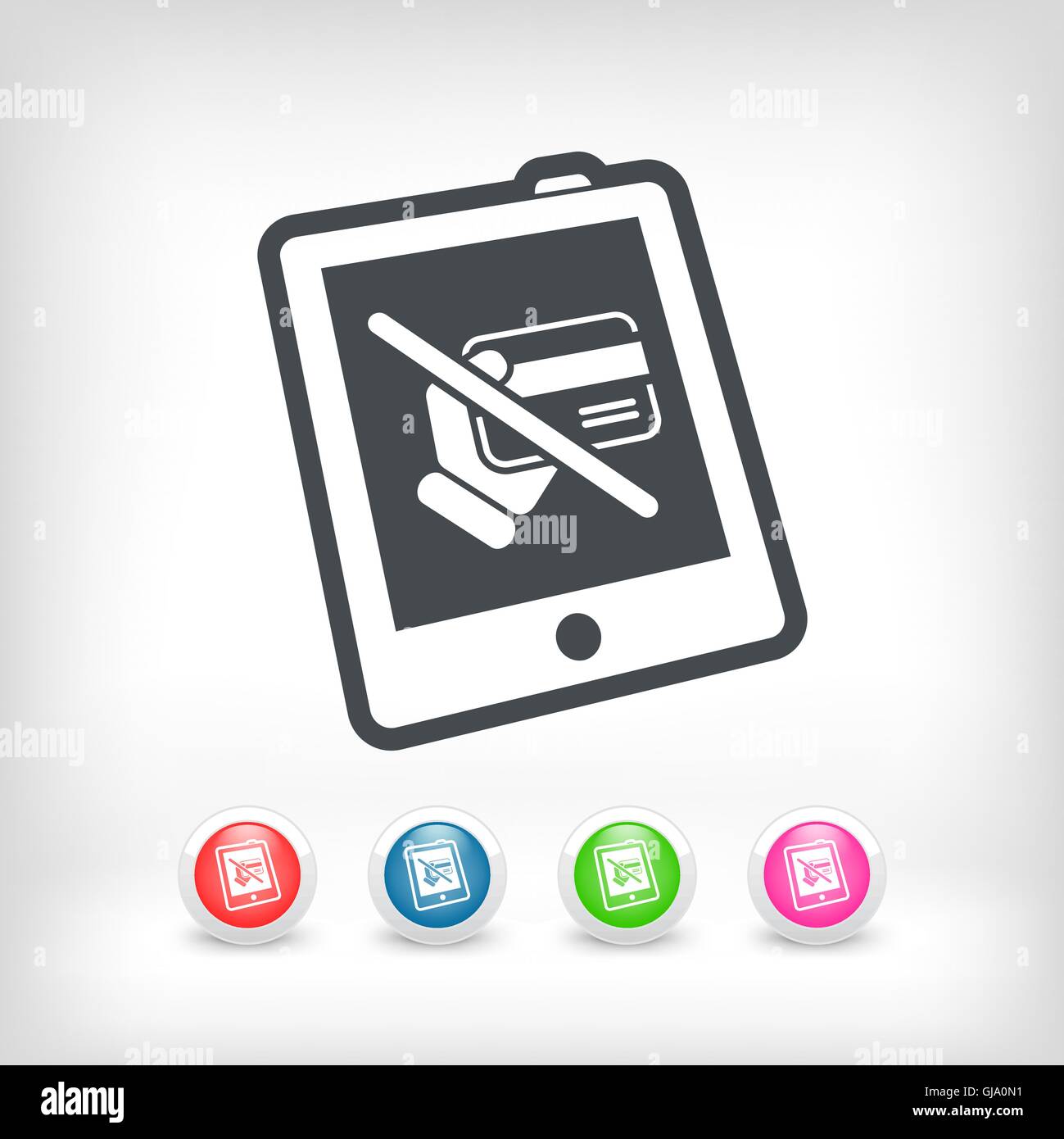 Credit card rejected Stock Vector Image & Art - Alamy