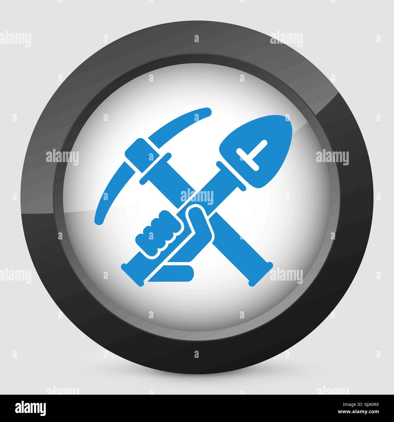 Pick and shovel icon Stock Vector Image & Art - Alamy
