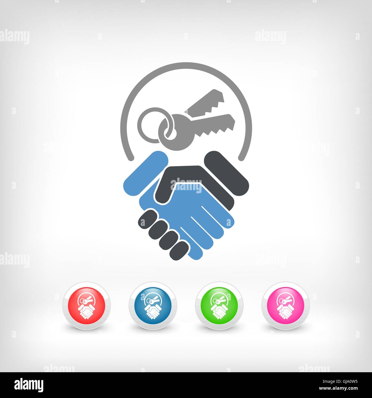 Delivery of the keys Stock Vector Image & Art - Alamy