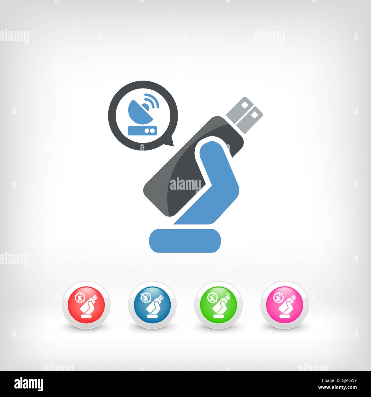 Usb internet key Stock Vector Image & Art - Alamy