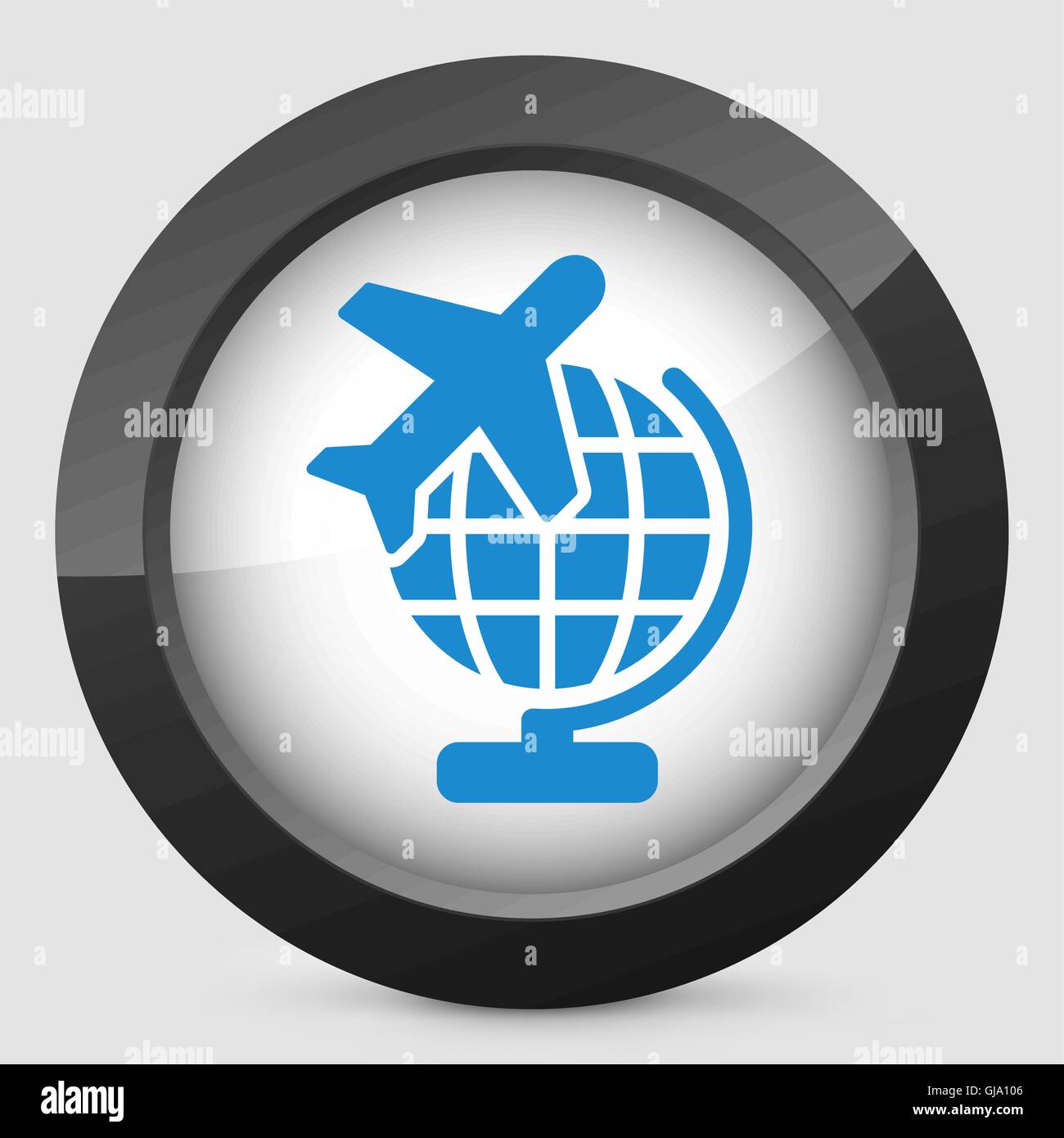 Airplane travel icon Stock Vector Image & Art - Alamy
