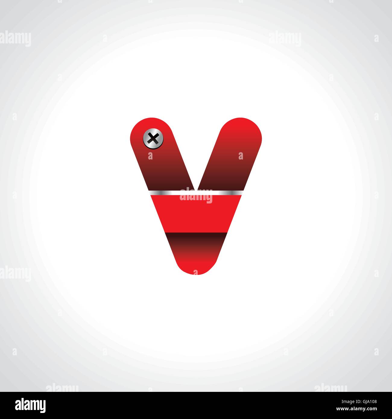 Red alphabet hi-res stock photography and images - Alamy