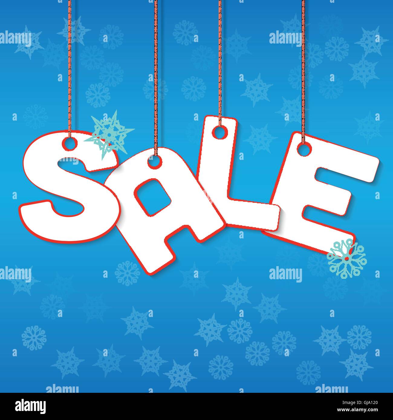 Winter present illustration vector Stock Vector Images - Alamy
