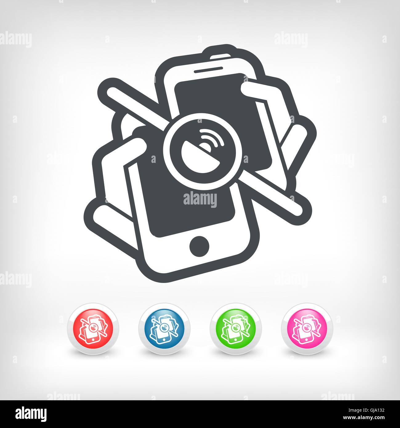Mobile connection icon Stock Vector Image & Art - Alamy
