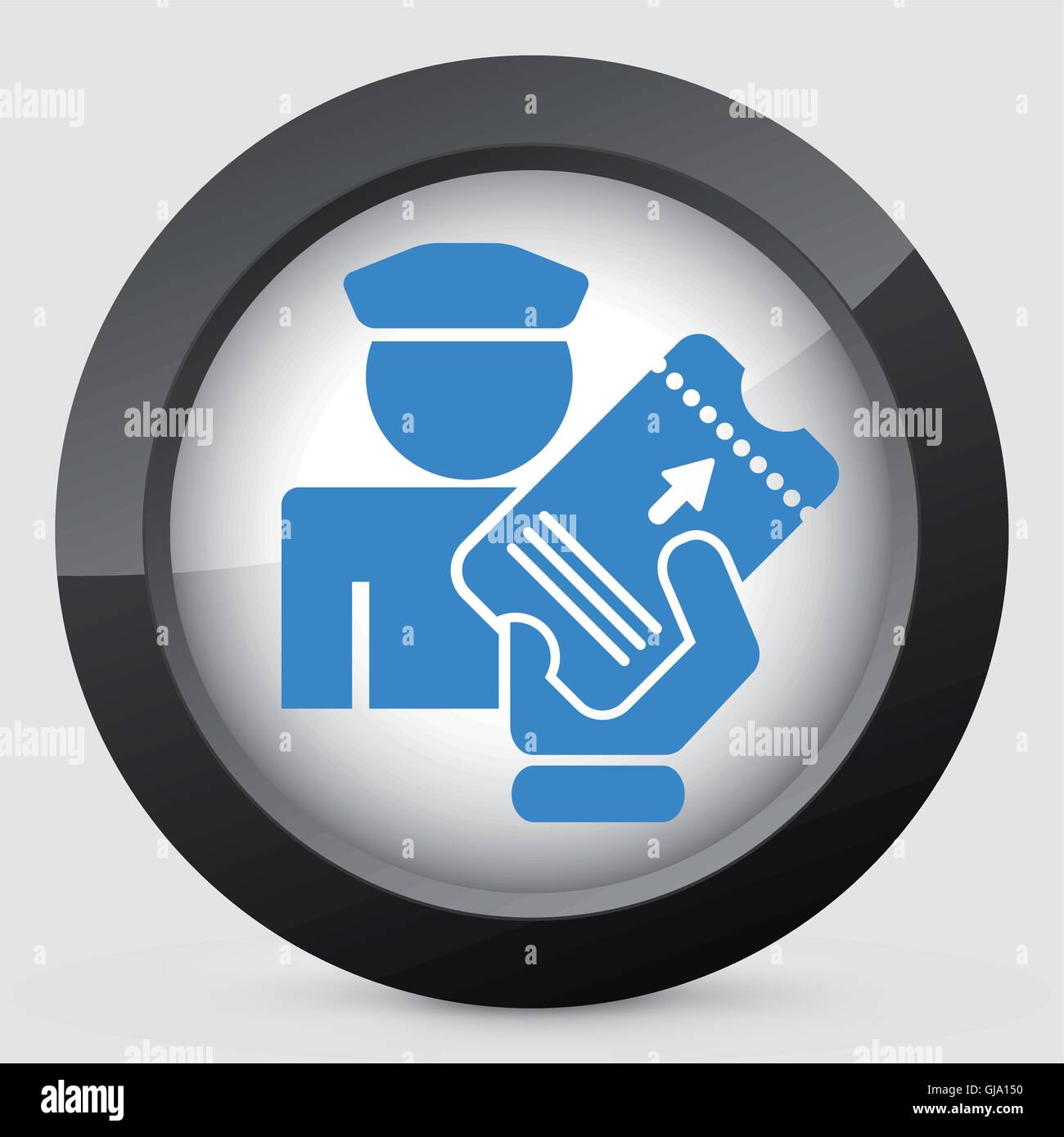 Ticket Inspection Train Stock Vector Images - Alamy