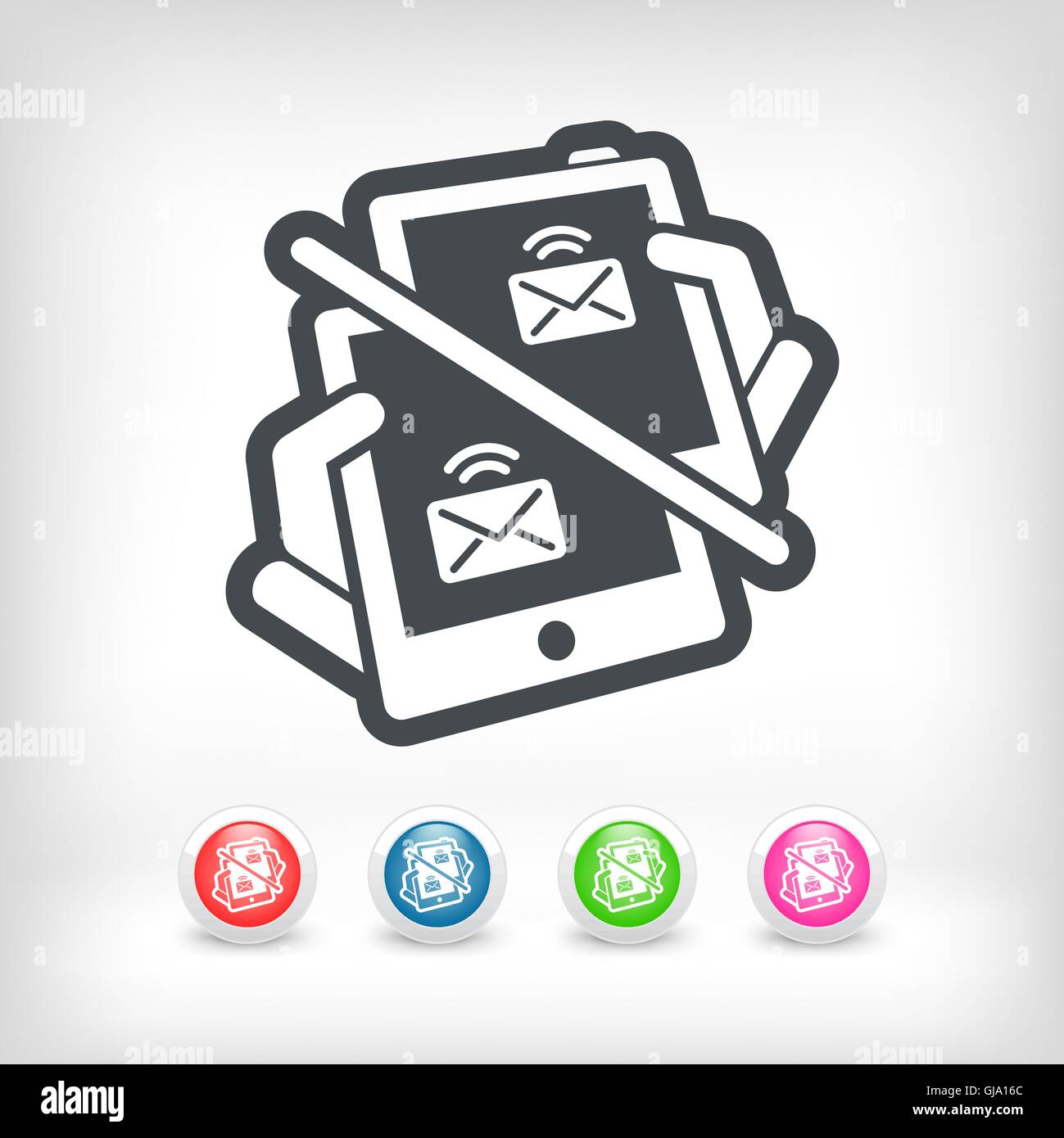 Web message icon Stock Vector Image & Art - Alamy