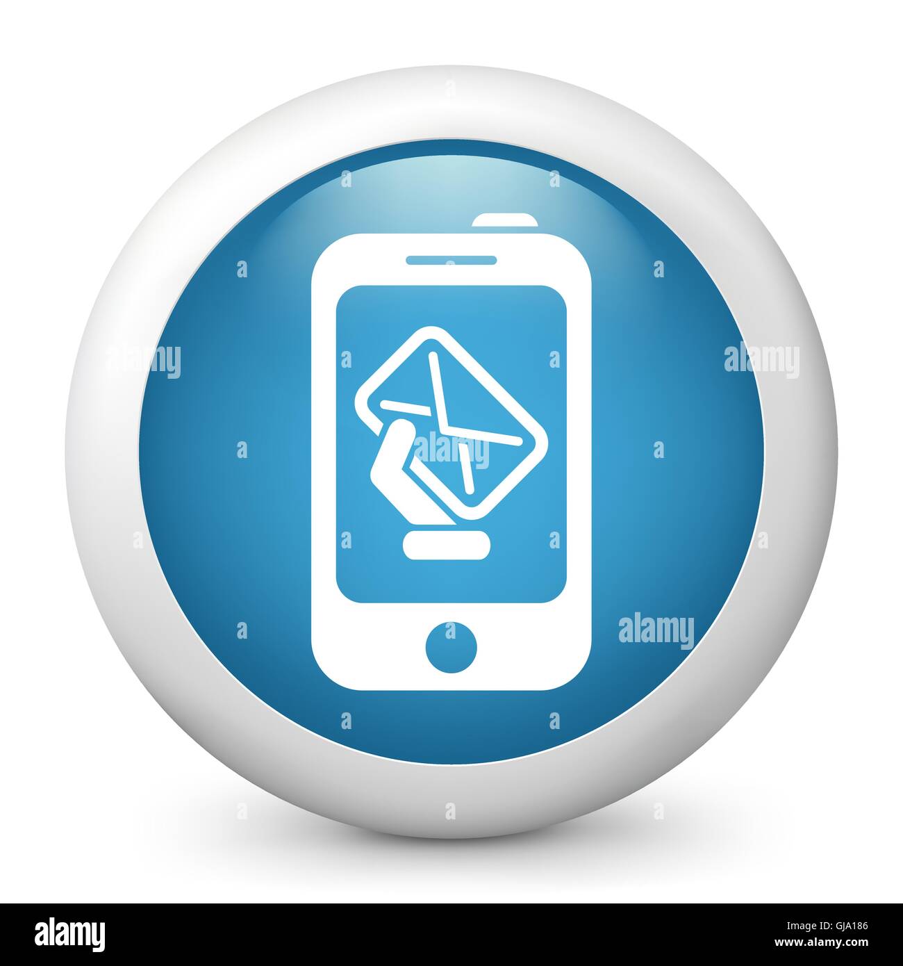 Smartphone mail icon Stock Vector Image & Art - Alamy