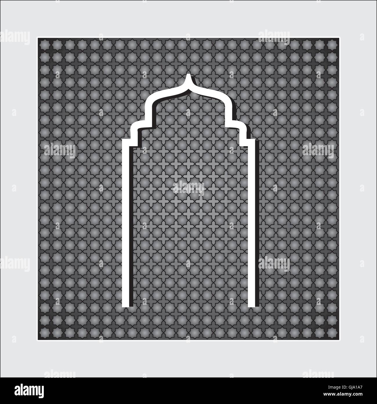 islamic art arch Stock Vector Image & Art - Alamy