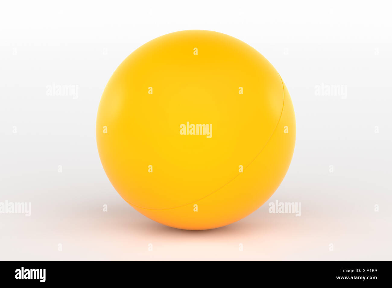 3D rendering of ping pong ball isolated on white background Stock Photo ...
