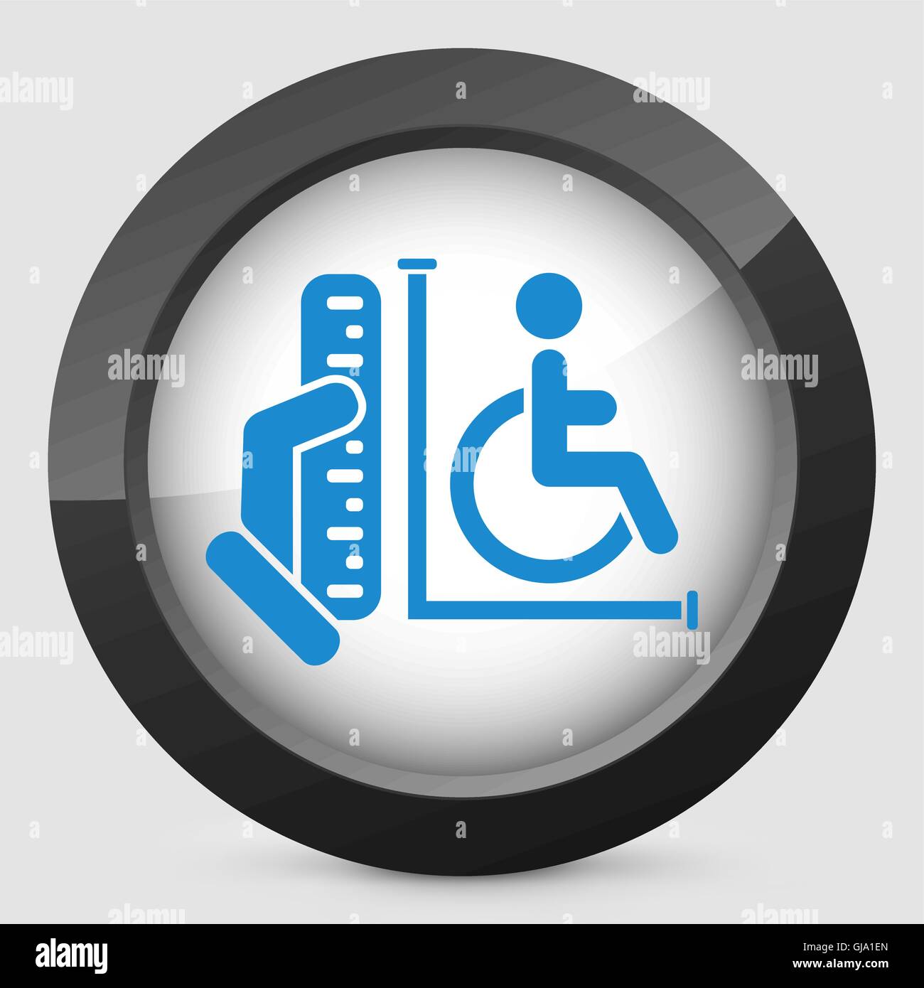 Disabled access area Stock Vector Image & Art - Alamy