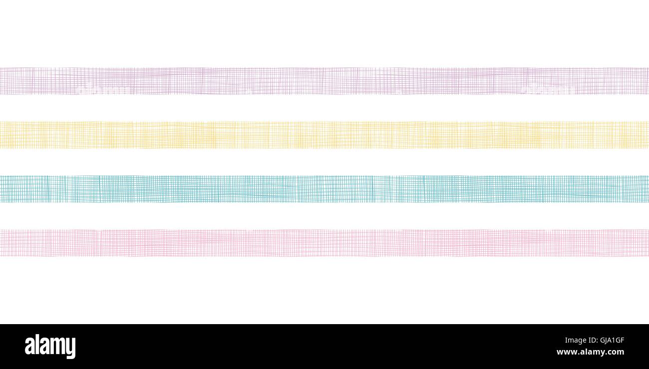 Abstract textile colorful stripes horizontal seamless pattern ...
