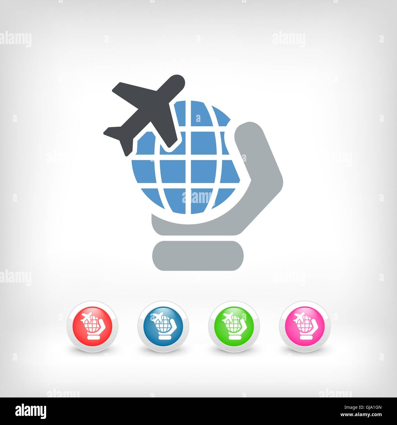 Airplane travel icon Stock Vector Image & Art - Alamy