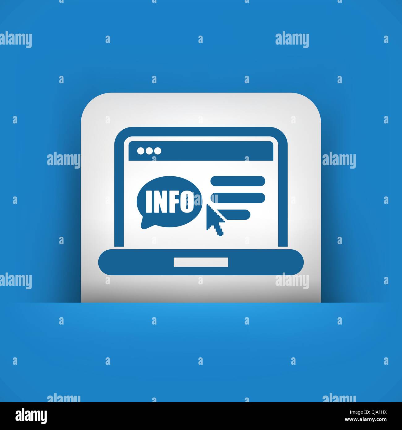 Website info icon Stock Vector Image & Art - Alamy