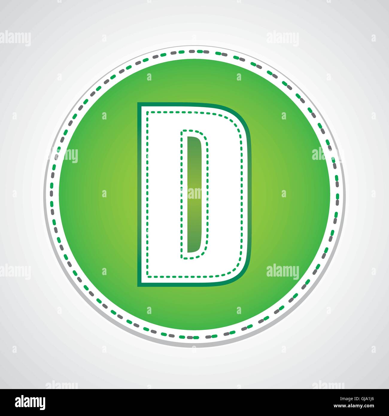 Outline Stitch Font and Numbers Stock Vector Image & Art - Alamy