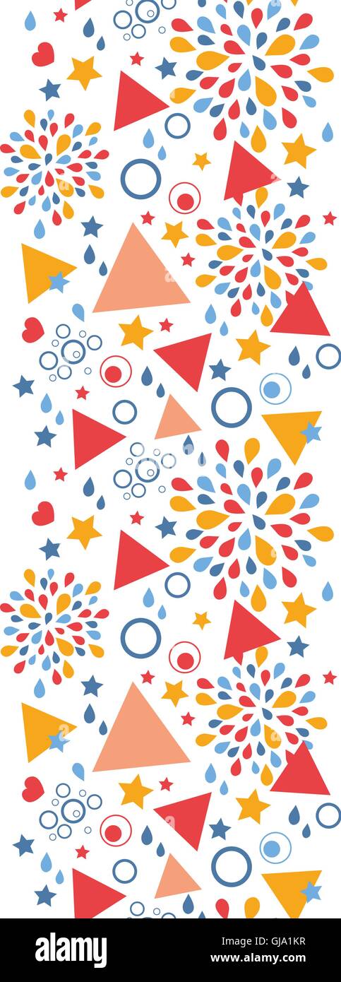Abstract celebration vertical seamless pattern background Stock Vector ...