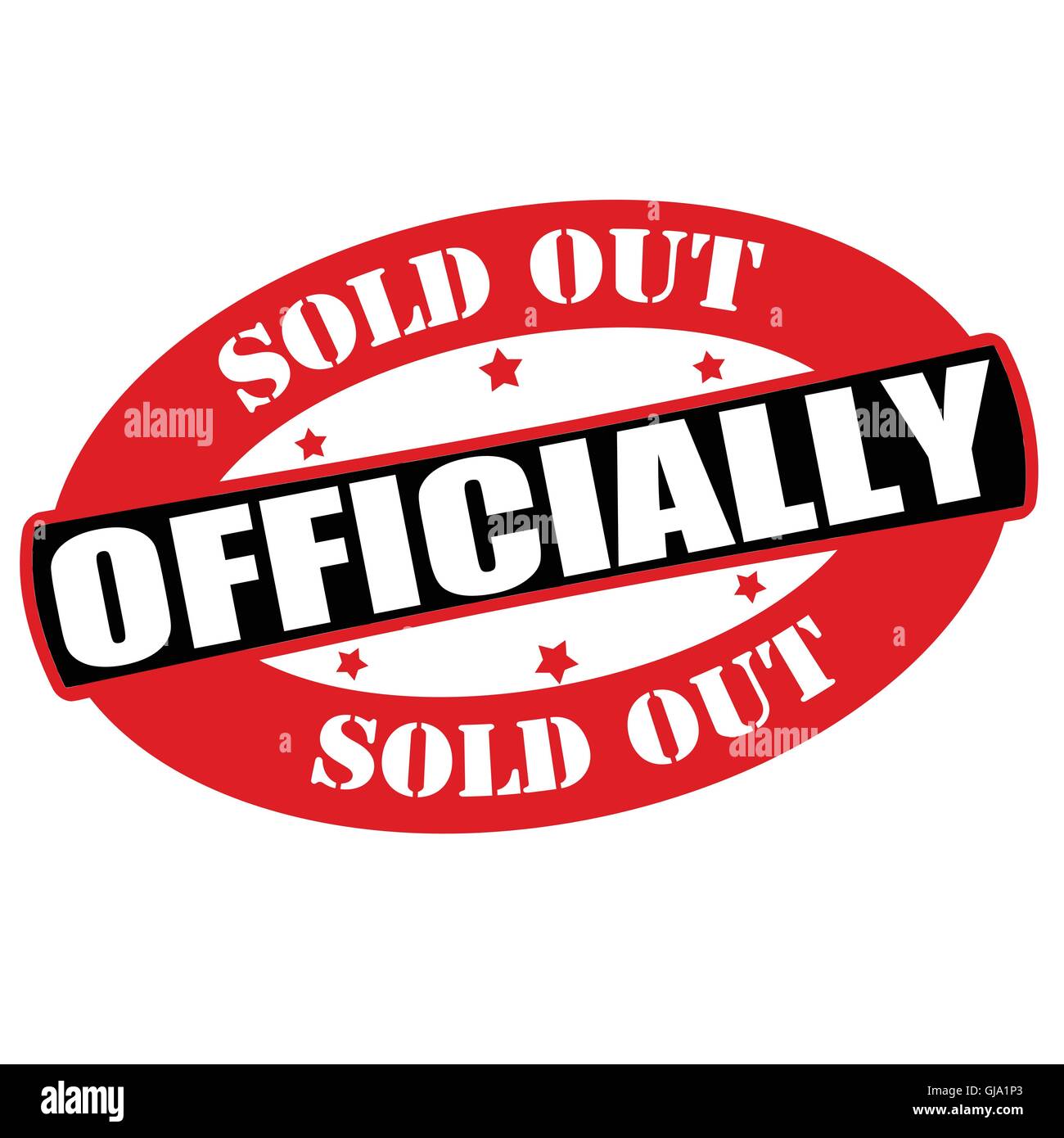 Officially sold out Stock Vector Image & Art - Alamy
