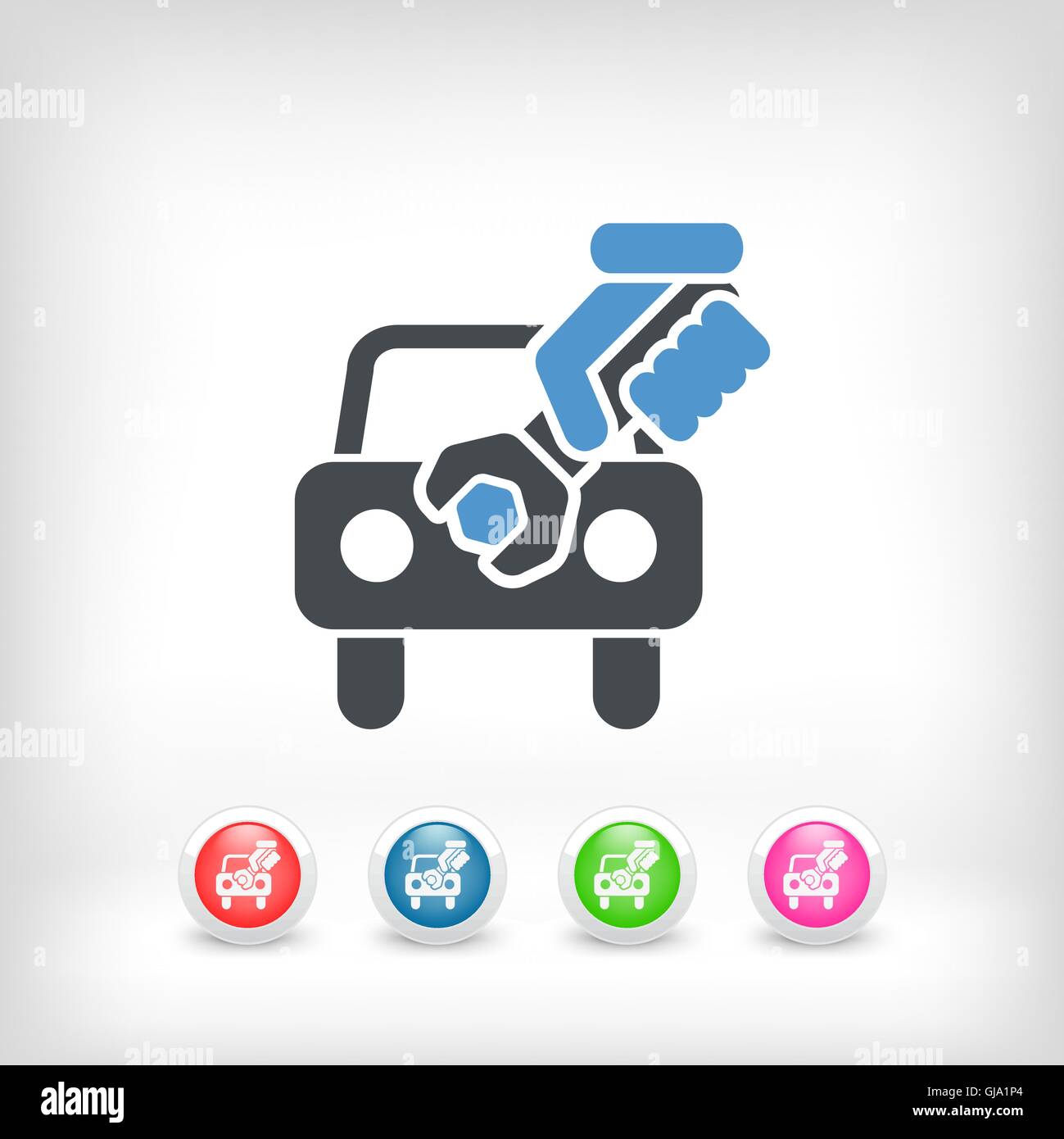 Car assistance concept icon hi-res stock photography and images - Alamy