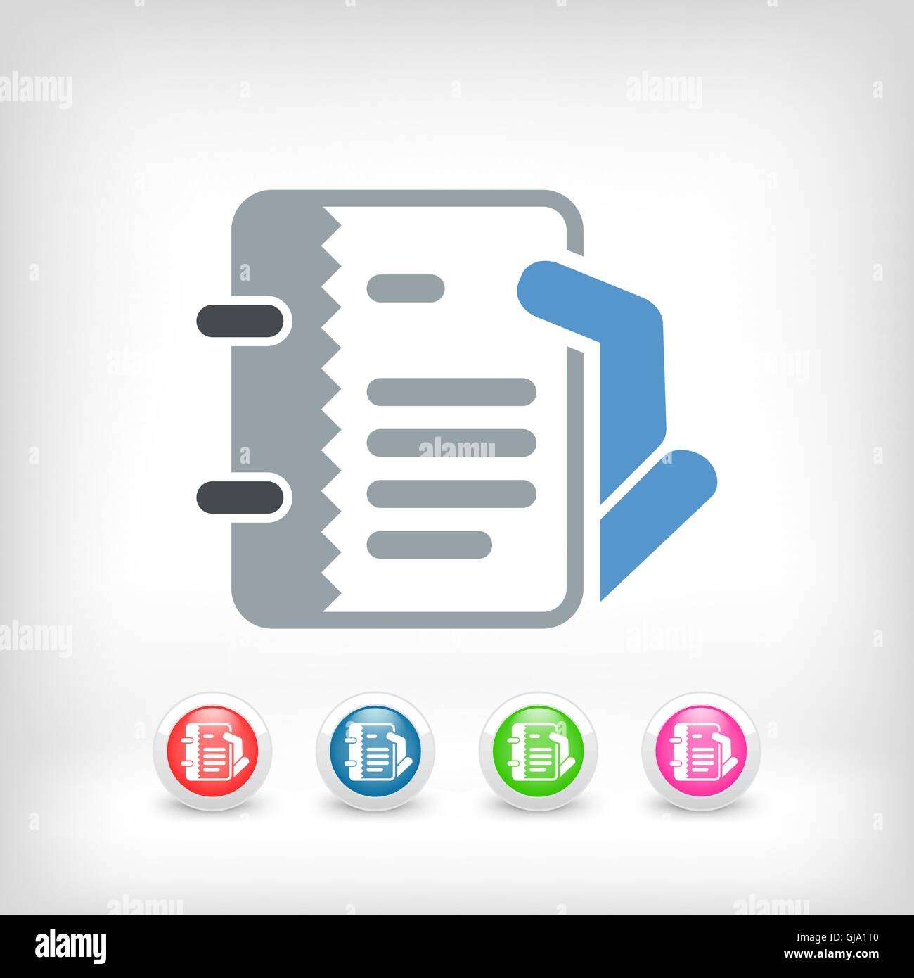Hand hold sticky note Stock Vector Images - Alamy