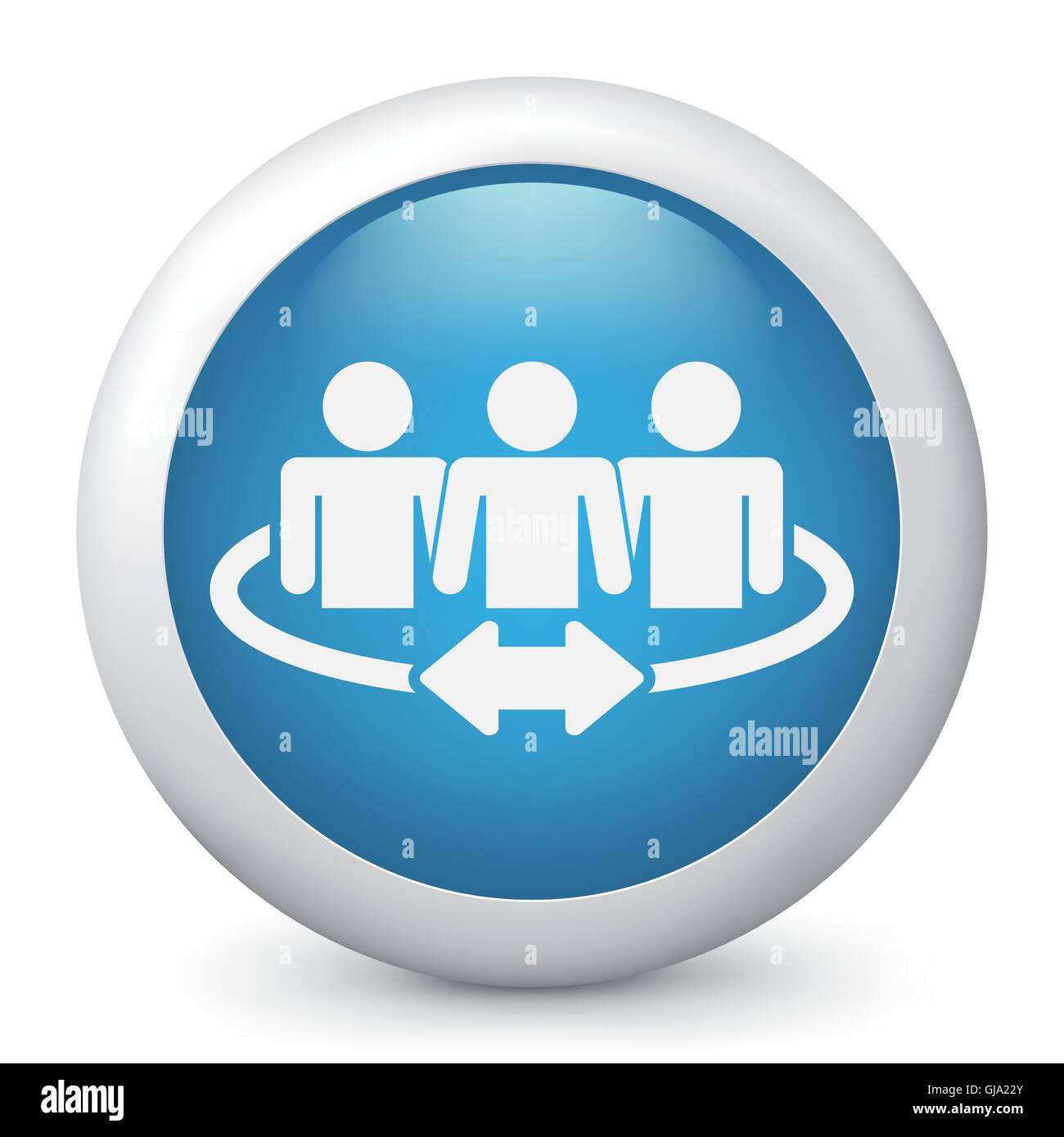 Team of connected people Stock Vector Image & Art - Alamy