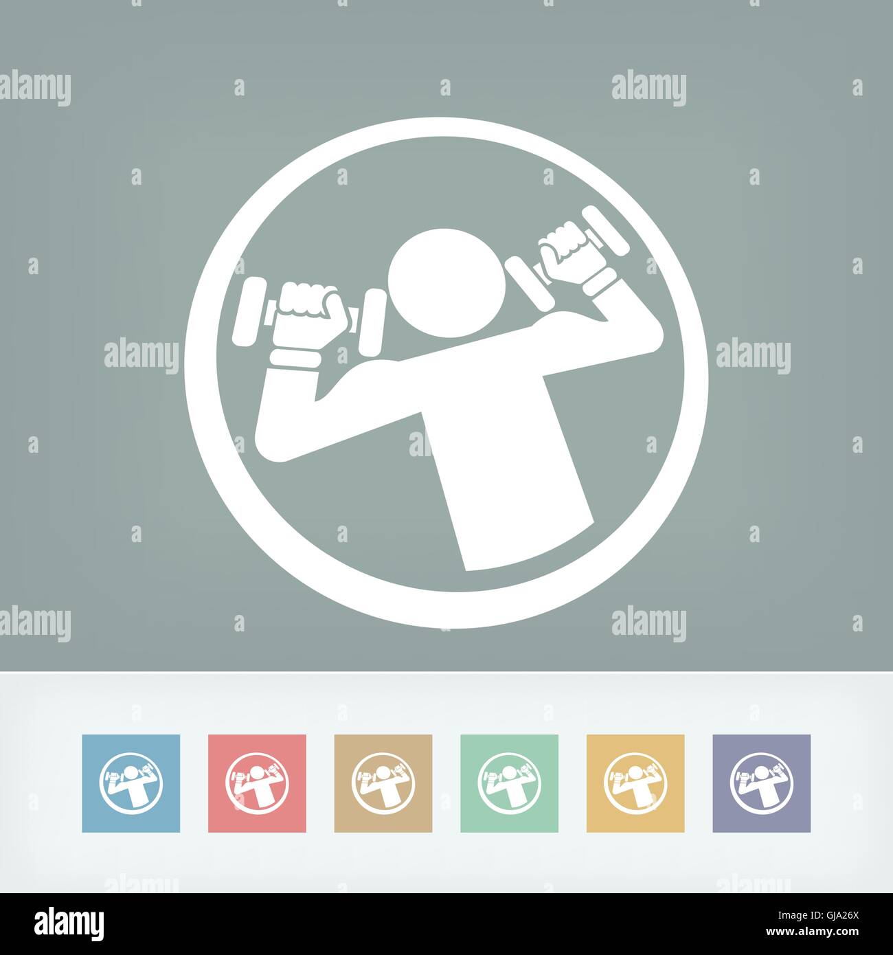 Gym icon 3d Stock Vector Image & Art - Alamy