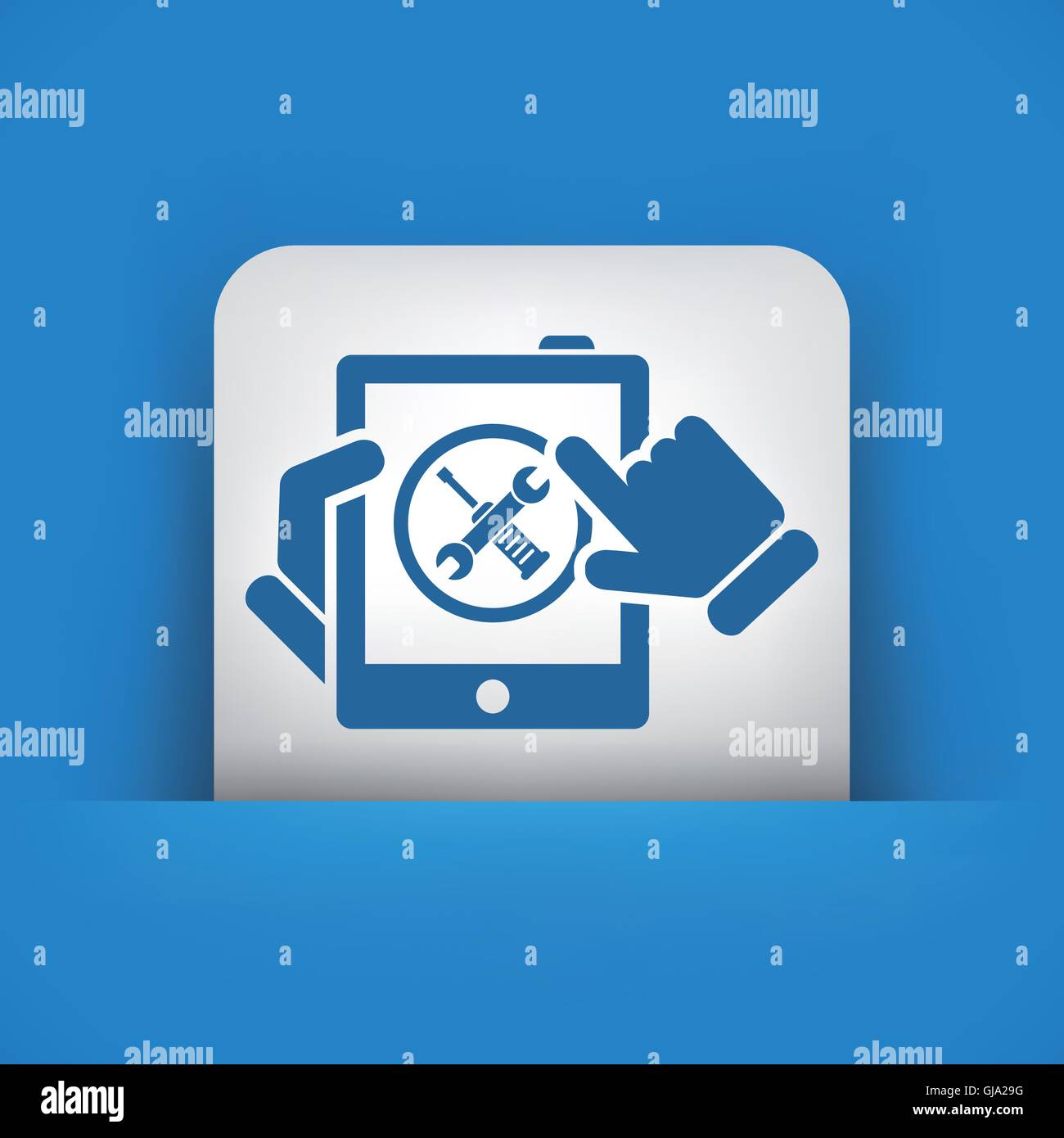 Smartphone setting icon Stock Vector Image & Art - Alamy