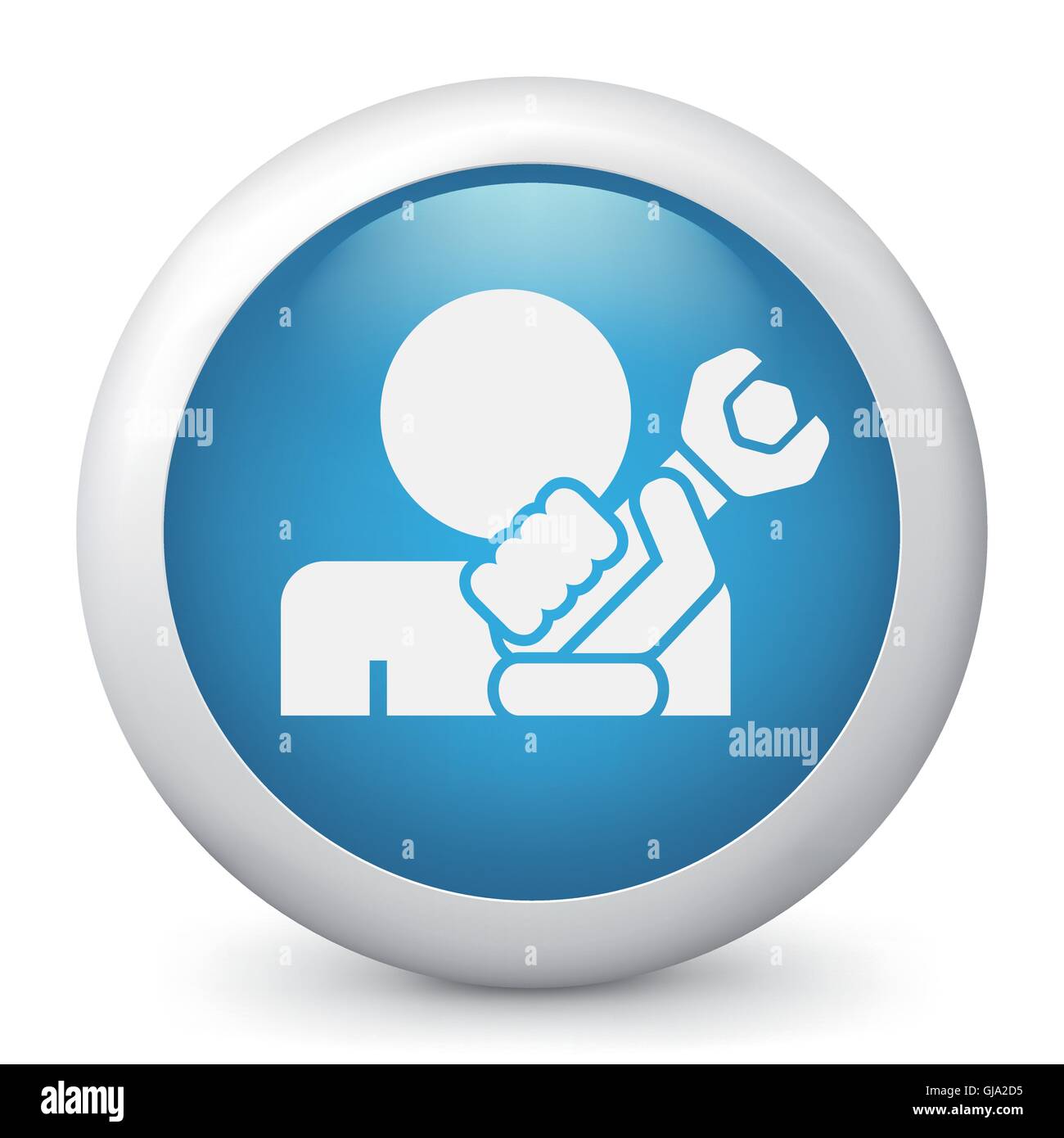 Repairman concept icon illustration Stock Vector Image & Art - Alamy