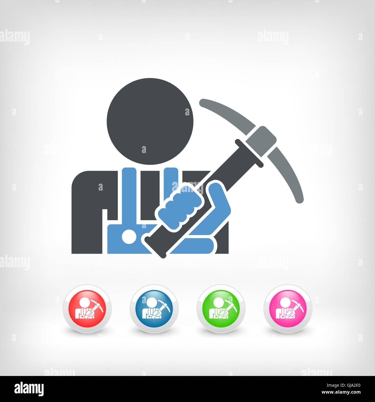 Manual work fatigue Stock Vector Images - Alamy