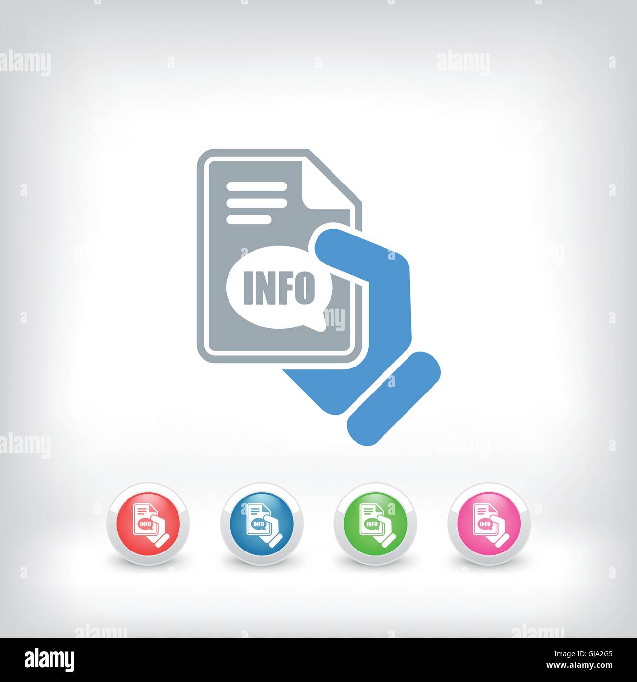 Info button icon Stock Vector Image & Art - Alamy
