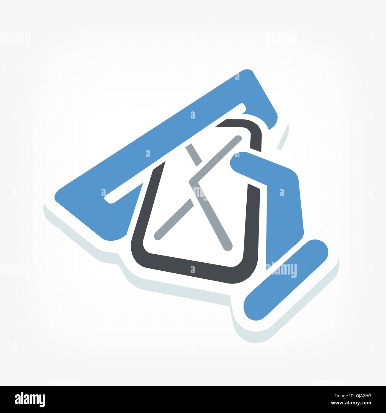 Mail icon label Stock Vector Image & Art - Alamy