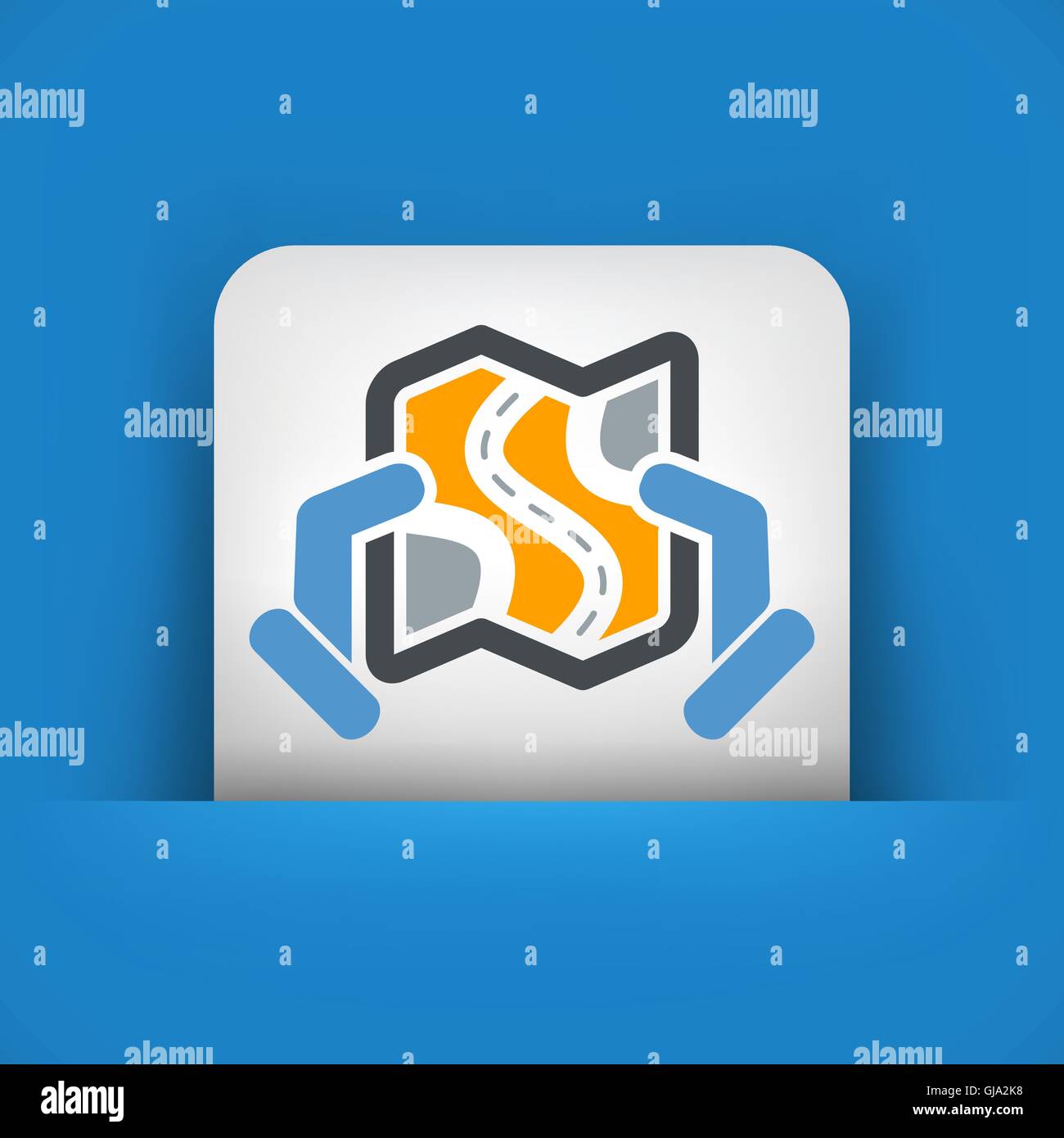 Navigate concept Stock Vector Images - Alamy