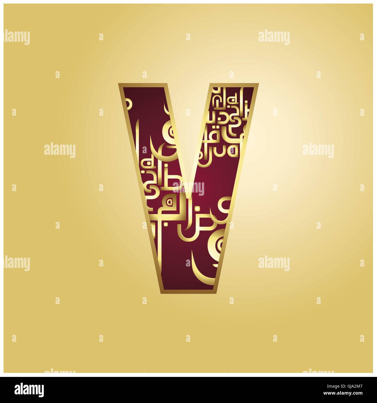 Golden font hi-res stock photography and images - Alamy