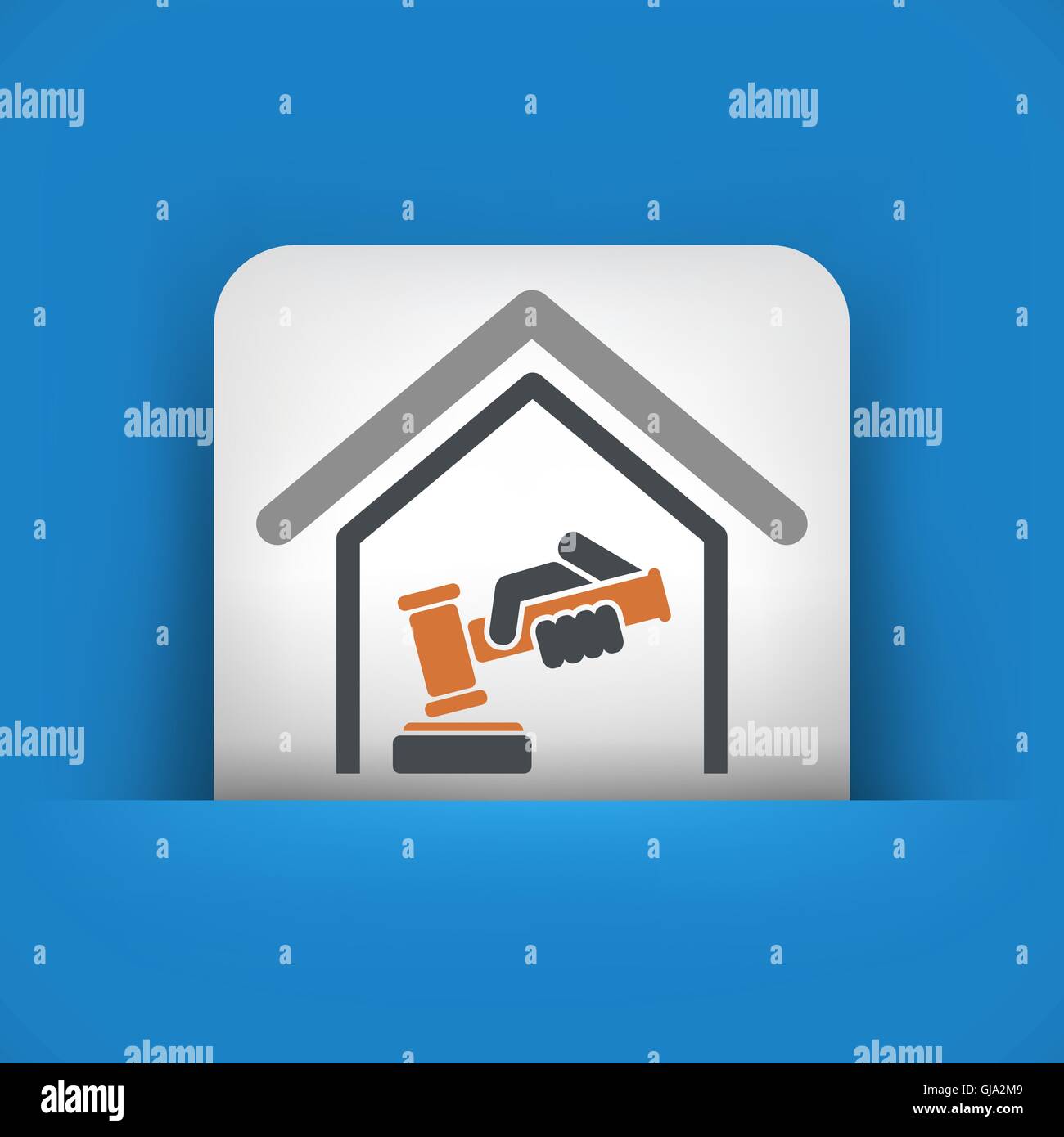 Court legal system judgement Stock Vector Images - Alamy