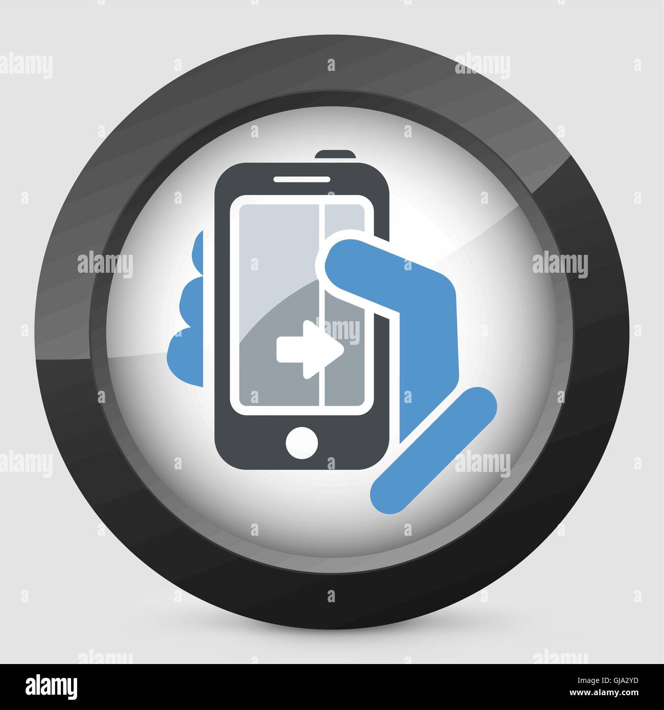 Touchscreen sliding icon Stock Vector Image & Art - Alamy