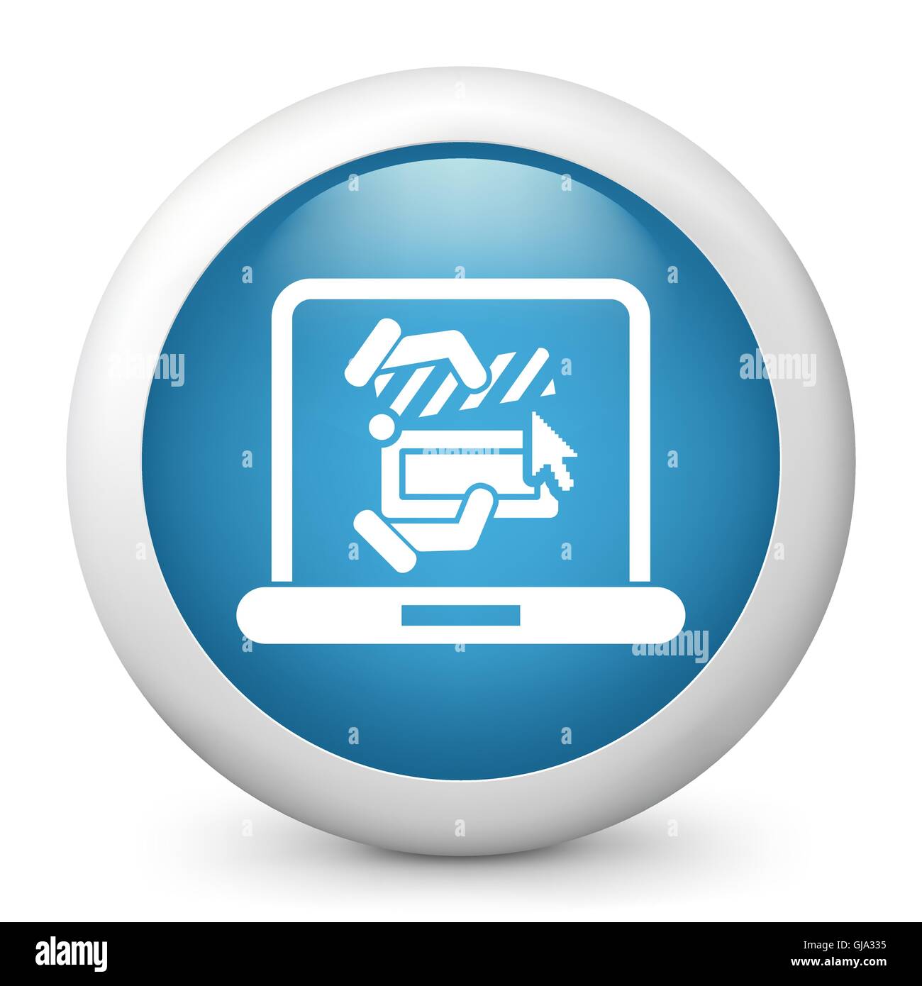 Clapboard computer icon Stock Vector Image & Art - Alamy