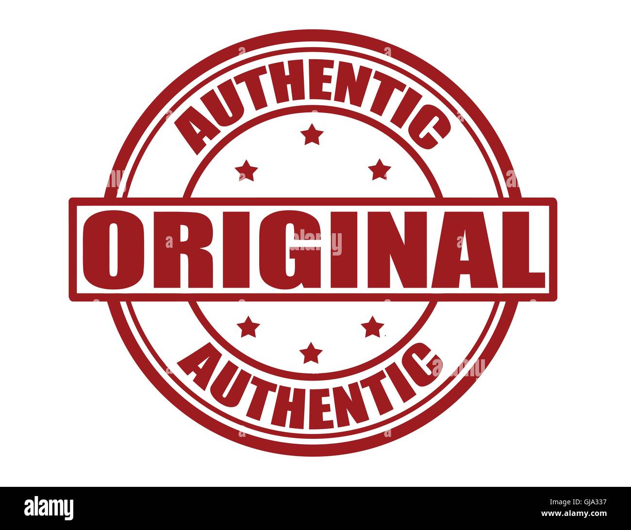 Stamp with text is original inside hi-res stock photography and images ...