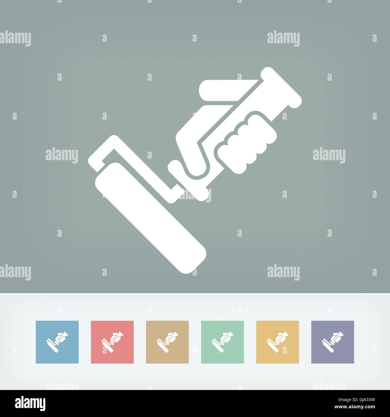 Painter roll icon Stock Vector Image & Art - Alamy