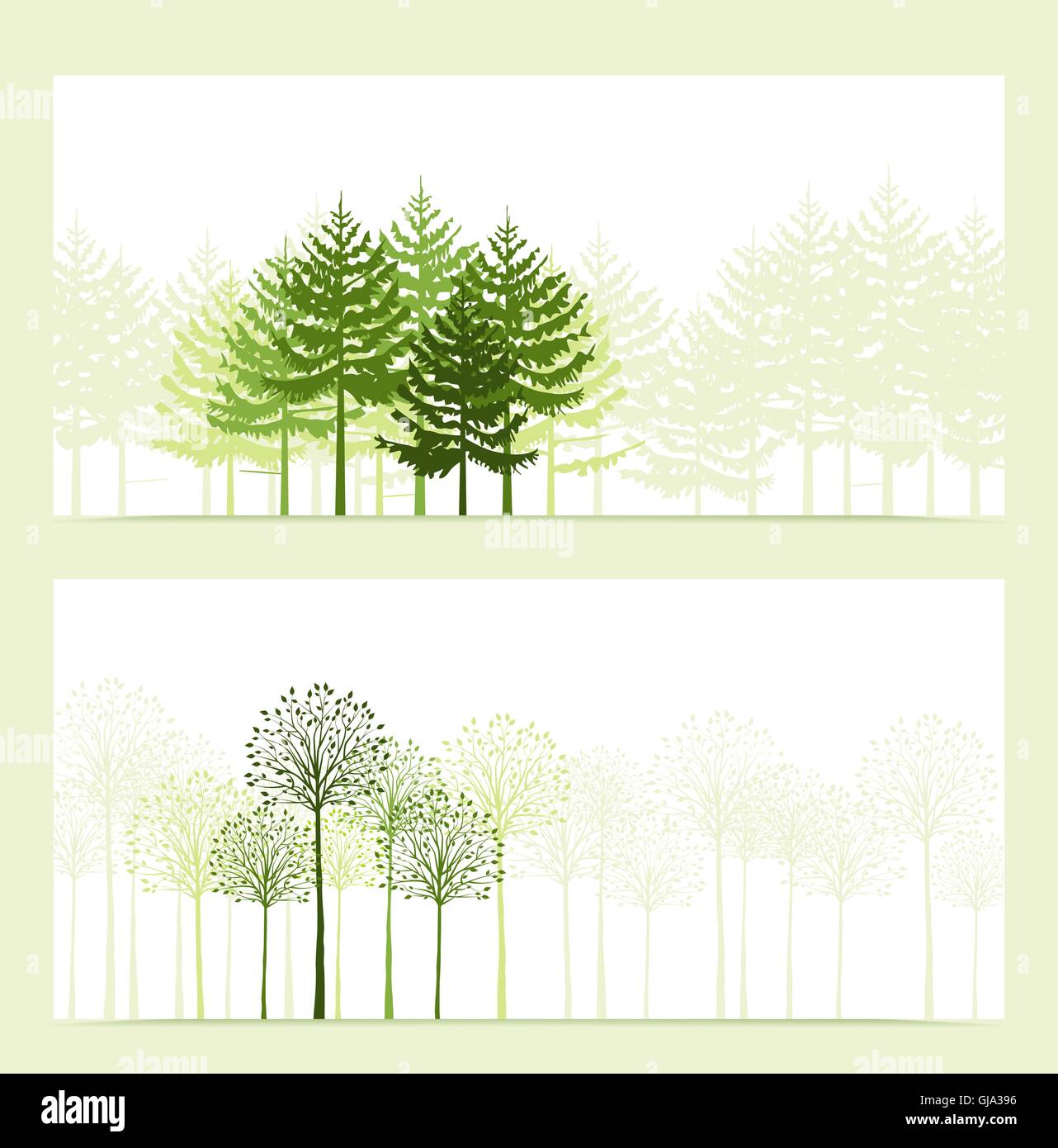 Landscape banner Stock Vector Images - Alamy