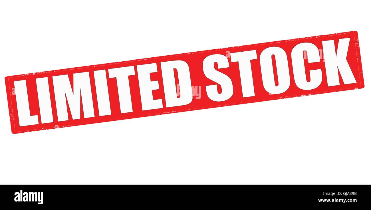 Limited supply sign Stock Vector Images - Alamy
