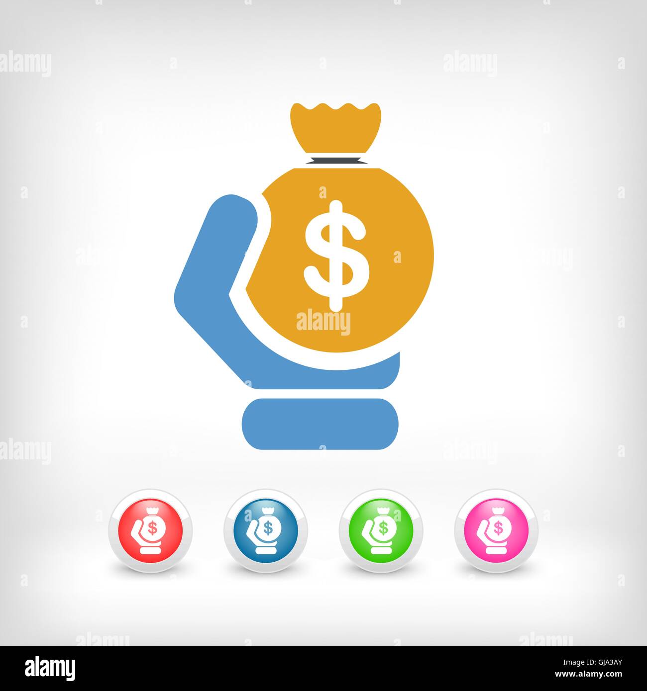 Money sac icon Stock Vector Image & Art - Alamy