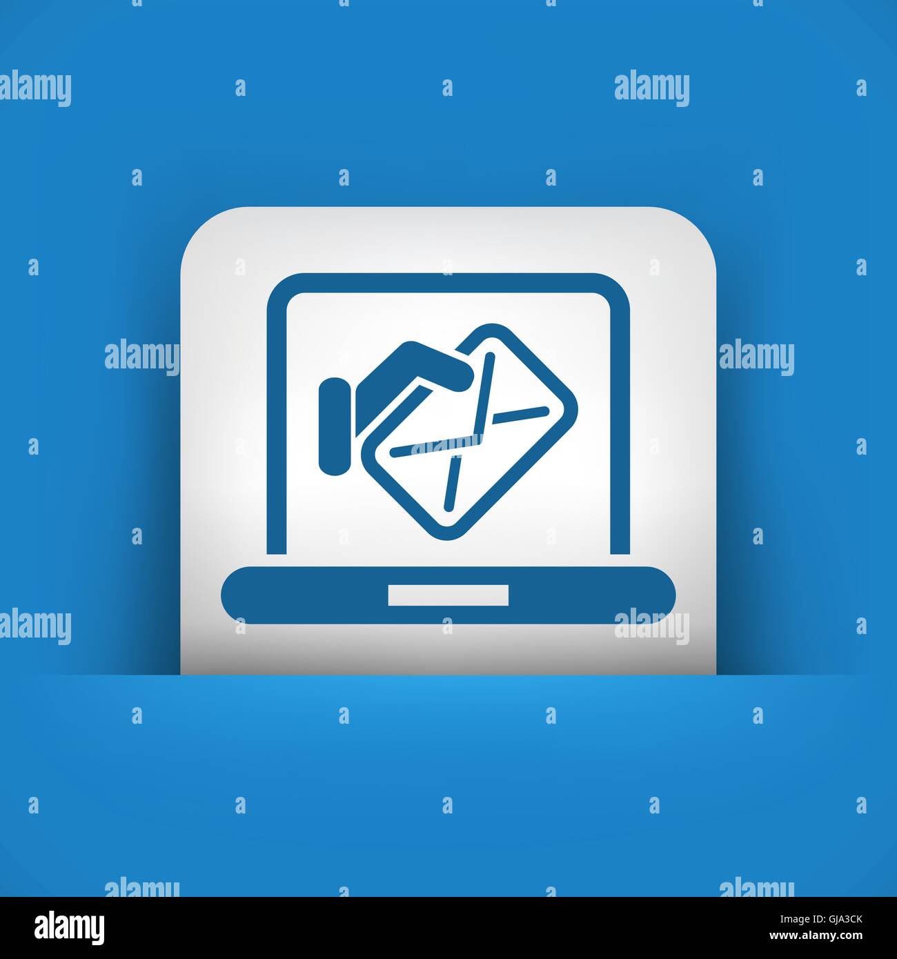 Computer mail icon Stock Vector Image & Art - Alamy