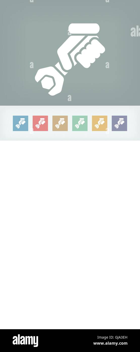 Worker concept symbol icon Stock Vector Image & Art - Alamy