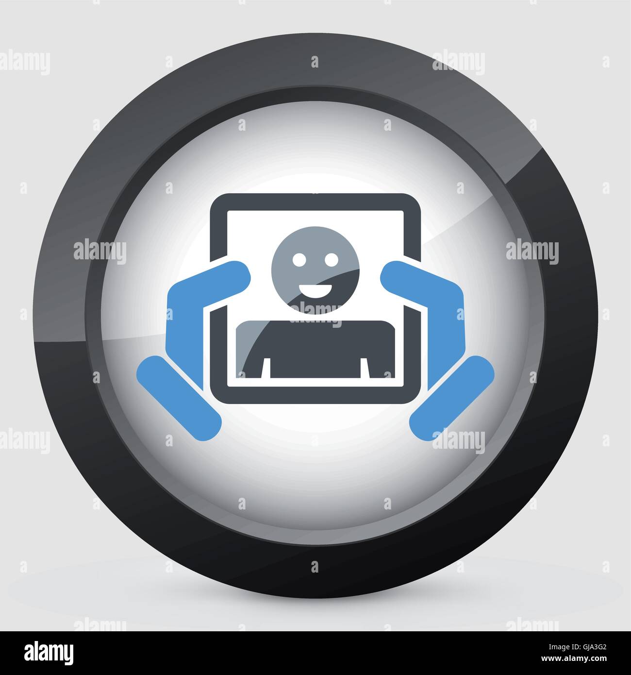 Look in the mirror icon Stock Vector Image & Art - Alamy