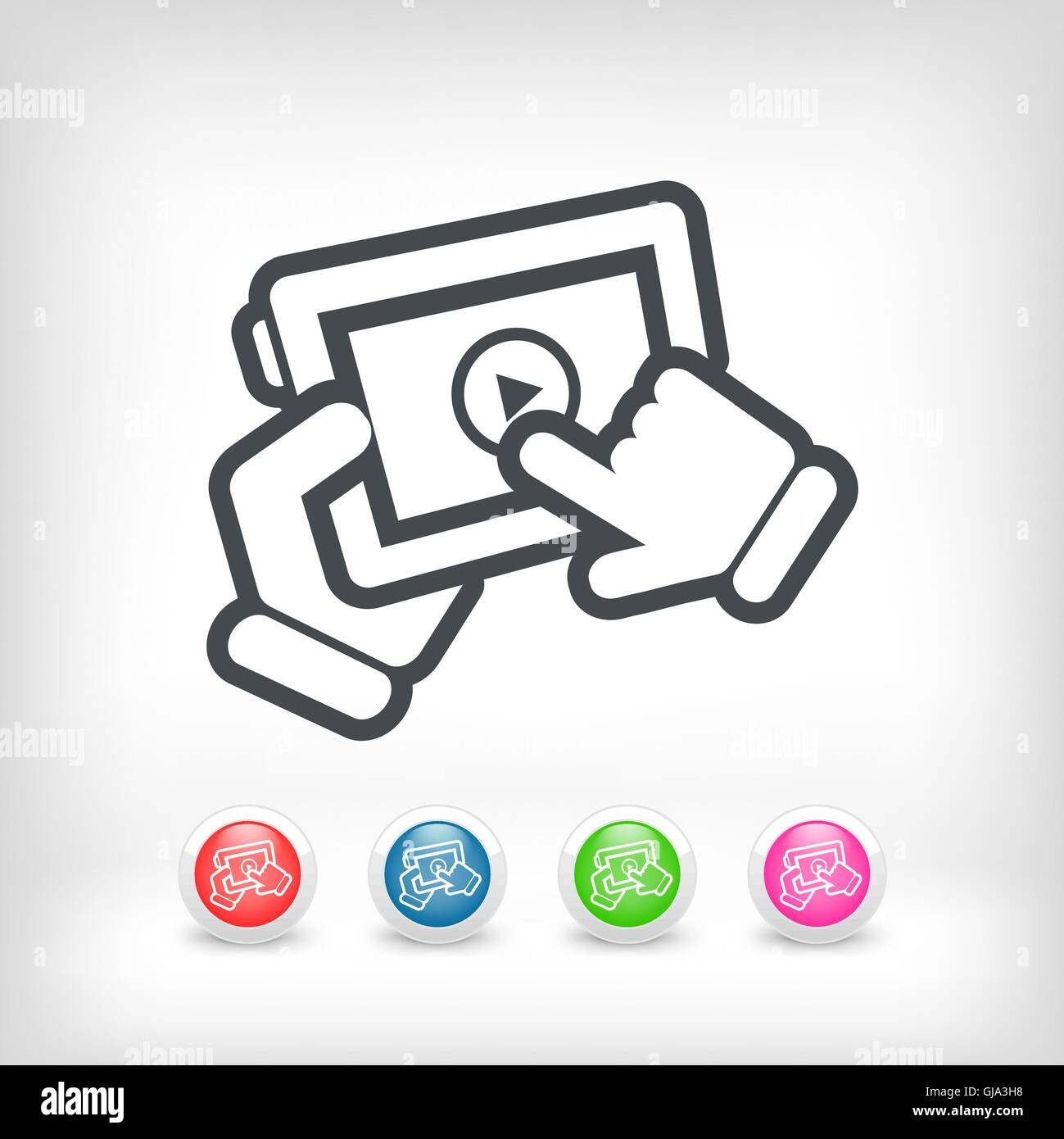 Device start button hi-res stock photography and images - Alamy