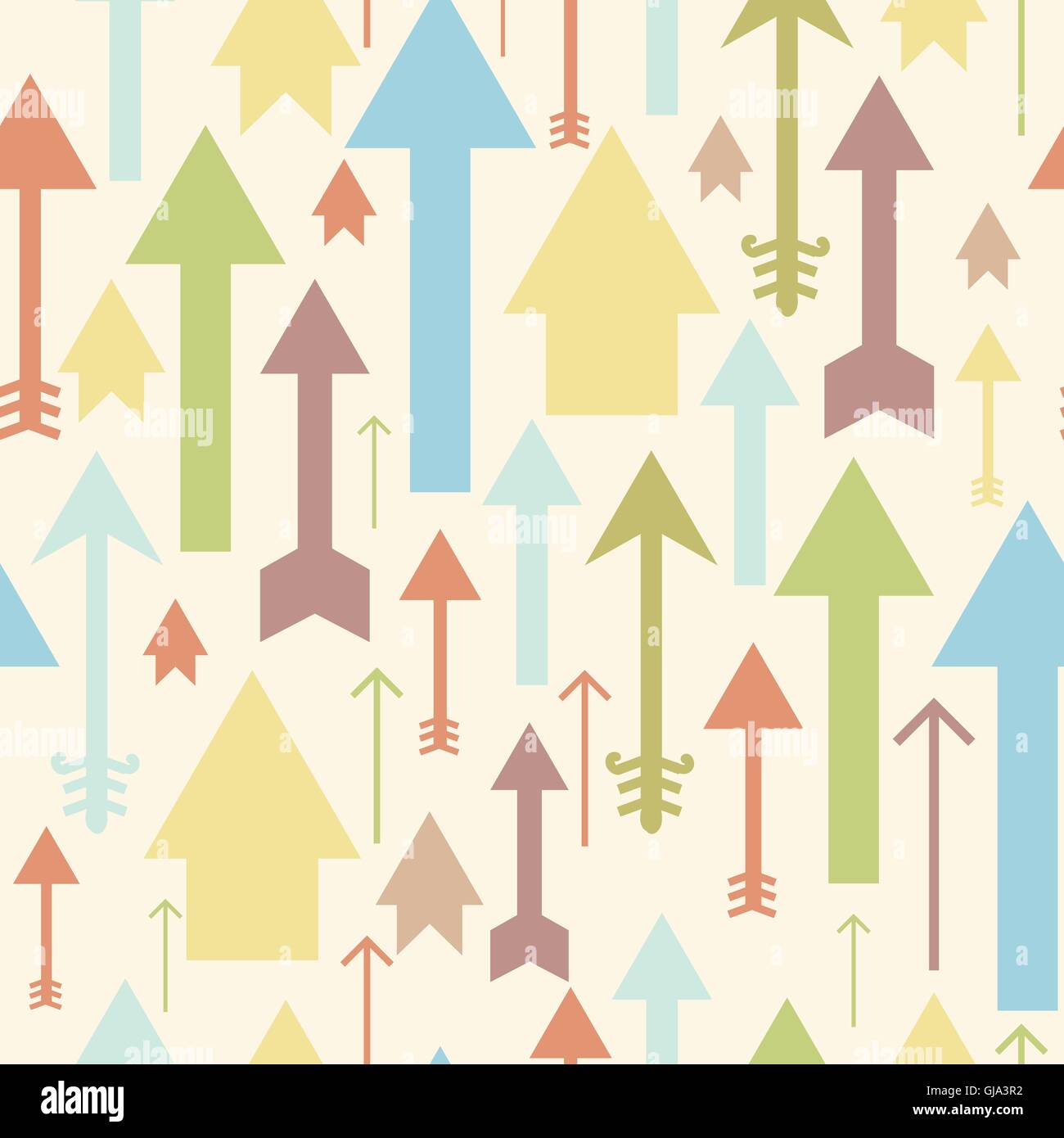 Arrows pointing up seamless pattern background Stock Vector Image & Art ...