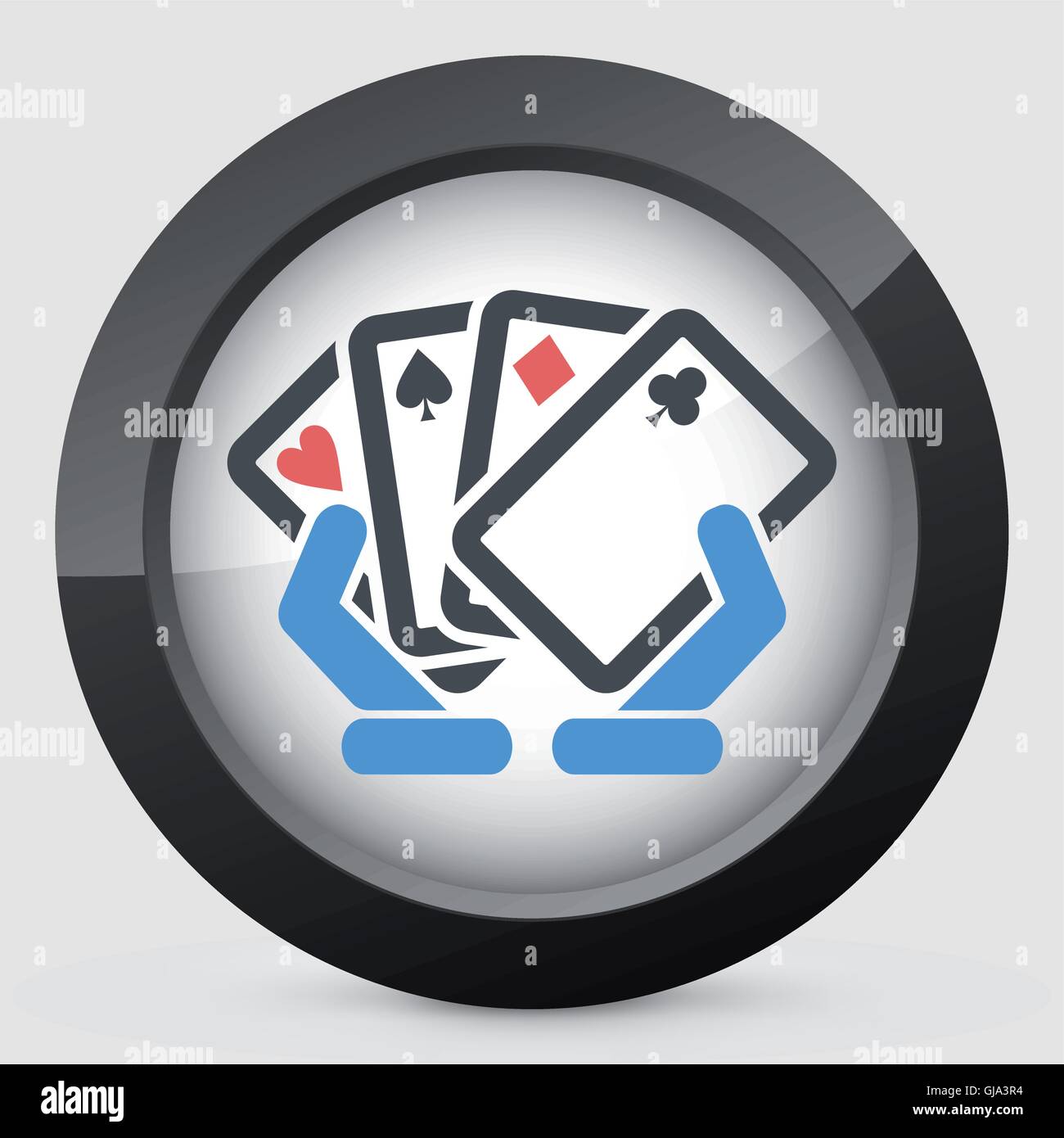 Poker game icon Stock Vector Image & Art - Alamy