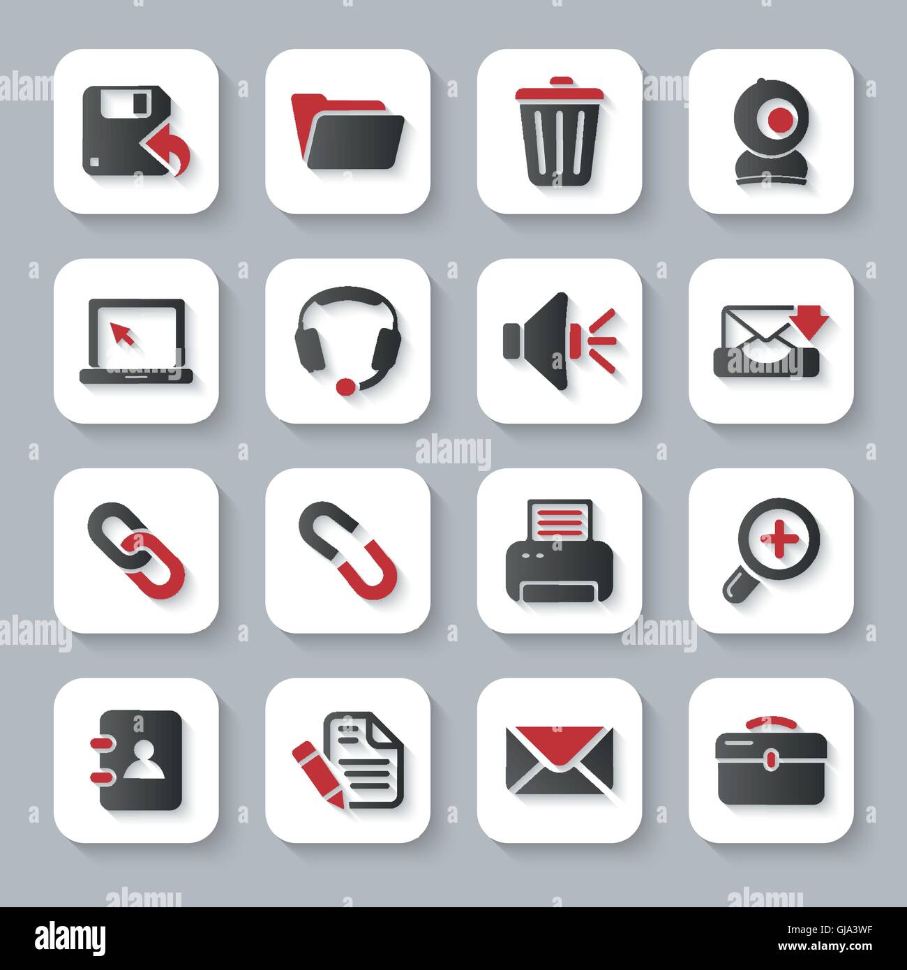 Laptop computer email symbol Stock Vector Images - Alamy